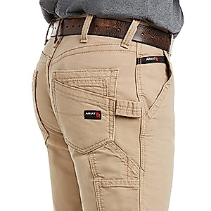 Ariat Male FR M4 Relaxed Workhorse Boot Cut Pant Khaki 50W x 30L