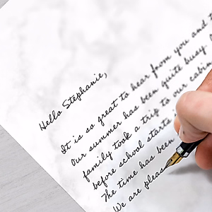 Marble Letterhead / 50 Sheets / 8.5" x 11" Trendy Marble Decorative Event Wedding Paper/All Occasion Decorative Stationery