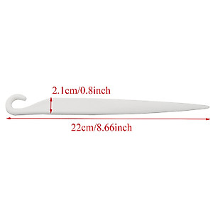 PZRT Cake Stripping Knife Demolding Knife Plastic Baking Tools Cake Scraper Butter Cream Spreader Bakeware Fondant Decoration, Beige
