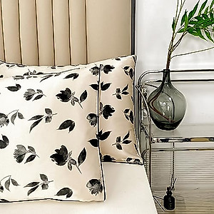 100% Mulberry Silk Pillowcase, 25 Momme Pure Silk Pillow Case Both Side and Hair Scrunchies Grade 6A, 20"x26" Silk Pillowcases for Hair and Skin, Anti Wrinkle Pillowcase 1pc Envelope Design, Gift Set