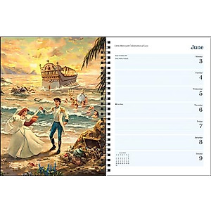 Disney Dreams Collection by Thomas Kinkade Studios: 12-Month 2024 Monthly/Weekly