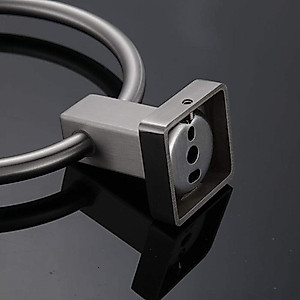 Towel Ring,Coat Hook,Towel Hooks,Bathroom Hand Towel Circle Rings Door Hanger Towels Rack Bathroom Hardware Set Wall Mount Stainless Steel