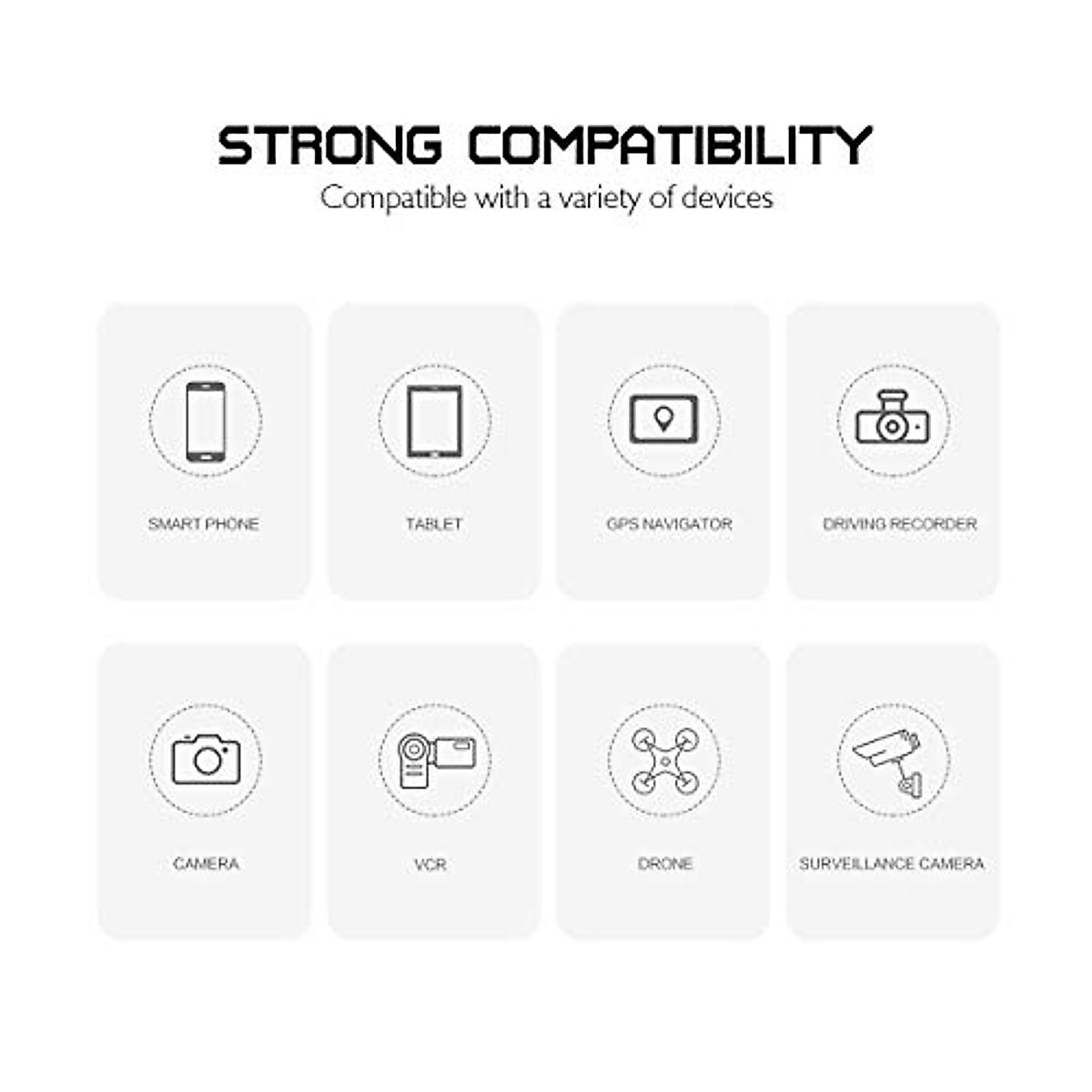 512GB Micro SD with Adapter High Speed 512GB TF Card Class 10 for Gopro Memory Card for Android Smartphone Digital Camera Tablet and Drone 512GB