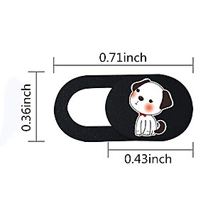 MBODM 3Pcs Webcam Cover Slide Web Camera Cover fits Laptop, Desktop, PC, Macboook Pro, iMac, Mac Mini, Computer, Smartphone– Ultra Thin 0.027in - Complete Protection Against Surveillance