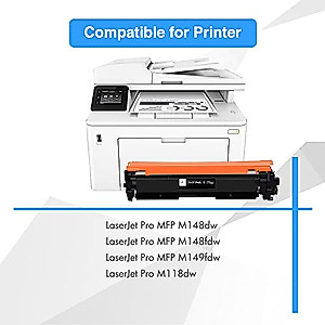 TRUE IMAGE Compatible Toner Cartridge Replacement for HP 94A CF294A for HP Pro M118dw MFP M148dw M148fdw M149fdw M148 M118 M149 Printer Ink (Black 4 Pack)
