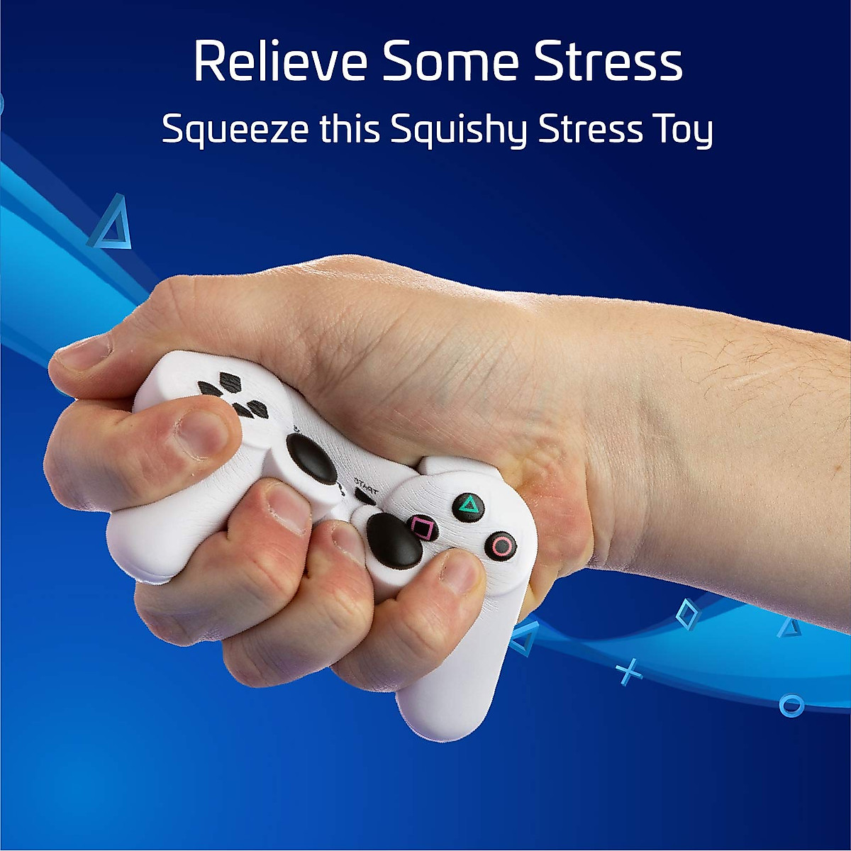Paladone PS5 White Controller Stress Ball - Officially Licensed PlayStation Merchandise