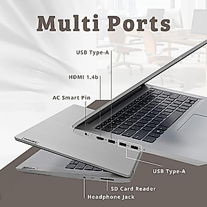Lenovo 2022 IdeaPad 3i 14" FHD Business and Student Essential Laptop, Intel core i3-1115G4, 20GB RAM, 1TB PCIe SSD, WiFi 6, Intel UHD Graphics, Grey, Win 11, 32GB Snowbell USB Card