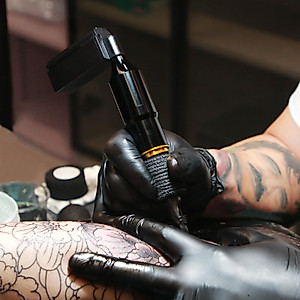 Solong Tattoo Pen Kit Rotary Tattoo Gun Machine with Wireless Tattoo Power Supply 50Pcs Cartridge Tattoo Needles EM128KITPRD50-1-US