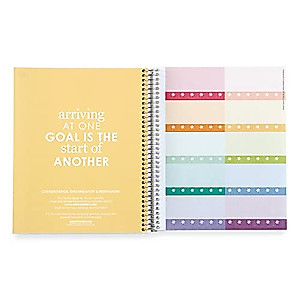 Erin Condren 7" X 9" Spiral Bound Productivity Notebook - Hello Kitty Kindness Grows From Within, 160 Lined Page Note Taking & Writing Notebook, 80 Lb, Thick Mohawk Paper, Stickers Included