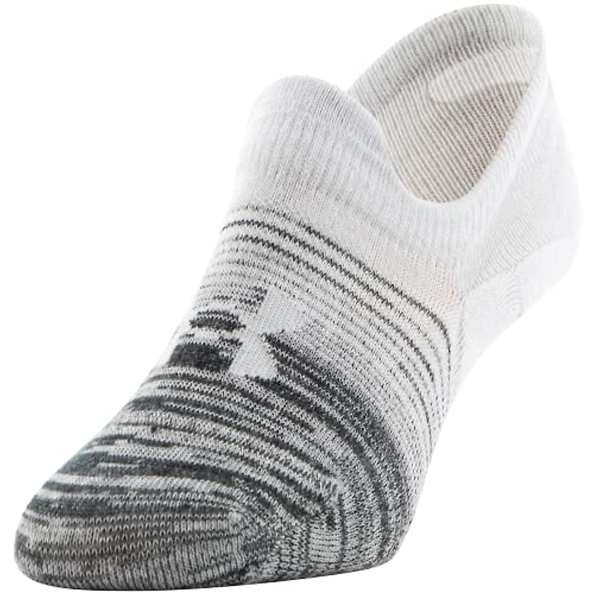 Under Armour Adult Essential Ultra Low Tab Socks, Multipairs , Halo Gray Assorted (6-Pairs) , Medium