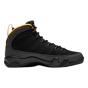 Men's Jordan 9 Retro Dark Charcoal Black/University Gold (CT8019 070) - 9.5