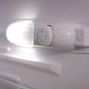 Magic Cool MCR74V0W Apartment Refrigerator Freestanding Slim Design Full Fridge with Top Freezer for Condo, House, Small Kitchen Use, White