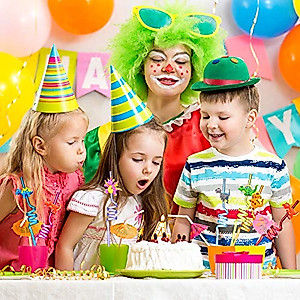 24 Pieces Reusable Dinosaur Straws Plastic Dinosaur Straws for Kids Safari Jungle Dinosaur Theme Straws for Dinosaur Party Decoration Supplies Birthday Party Favors, 8 Styles