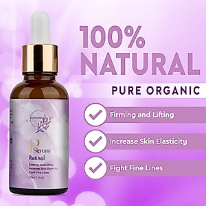 Cottonspin Retinol Firming Facial Serum for Wrinkles & Dark Spots, Renew and Reset, Skin Clearing, Anti Aging Serum - Skin Repair, Night Therapy, Clean Skin care, Fine Lines 1 Fl Oz