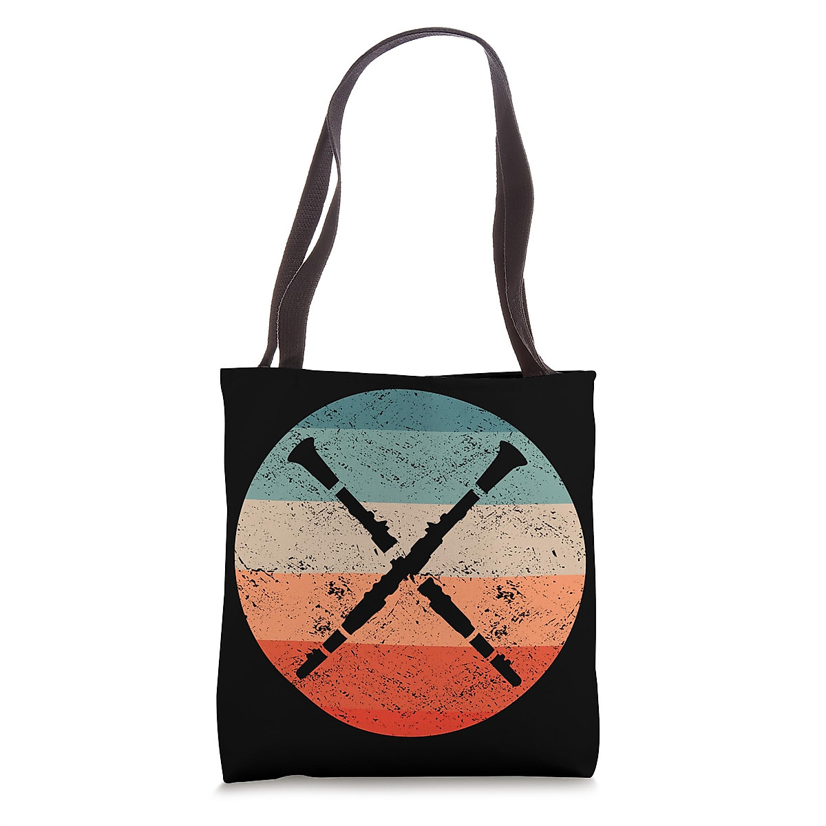 Vintage Clarinetist - Retro Woodwind Instrument Clarinet Tote Bag