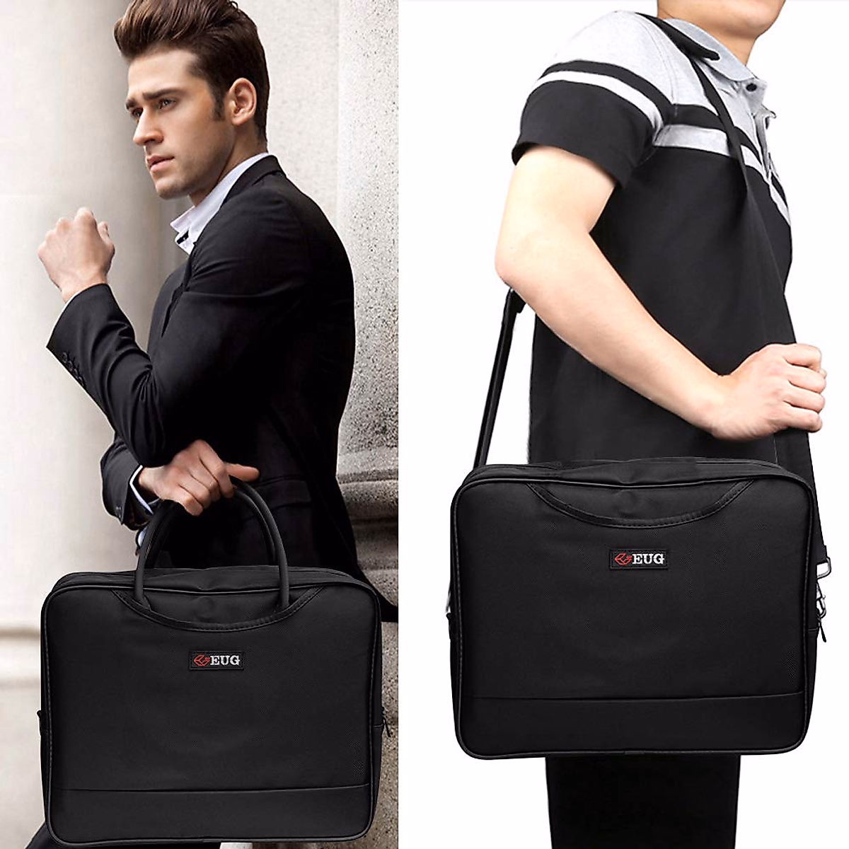 Video Projector Carrying Case, Portable Universal Projector Case Laptop Travel Shoulder Bag Compatible with Optoma HD142X, ViewSonic PJD7828HDL, Epson EX3240 and Many Travel Movie Projectors -14x12x5"