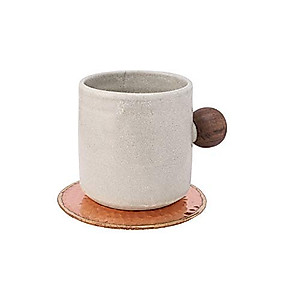 GoCraft Hammered Copper Coasters | Handmade Coasters with Padded Cork Protection for Drinks, Beverages & Wine/Bar Glasses (Set of 4)