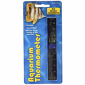 LCR Hallcrest LLC 43330972: Liquid Crystal Aquarium Thermometer Vertical