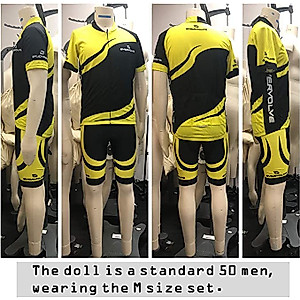 Vgowater Men's Thermal Fleece Long Sleeve Cycling Jersey Soft Bicycle Jacket (Arbitrarily, 3XL)