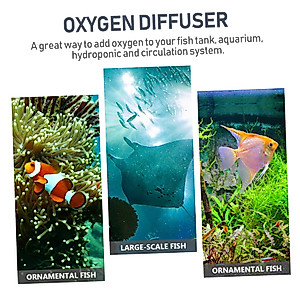 balacoo 3 Sets air Refiner Valve Connector air Check Valve air Tube Connector Fish Tank Fish Tank Pond OUL Diffuser Aerator for Aquarium White Appendix air Pump Plastic