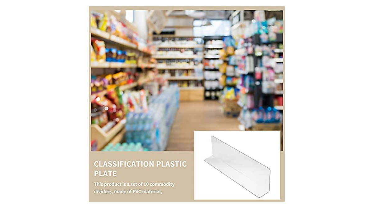 POPETPOP Acrylic Shelf Dividers for Perfect Storage