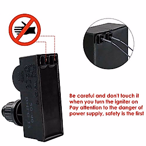 Uniflasy Push Button Grill Ignitor 2 Outlet Electronic Igniter kit for Charbroil 463436215 461334813 463439914 463436214 463434413 463439915 463436213 463434313 463322613 463462114