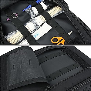 EXCELLENT ELITE SPANKER Medical Backpack Tactical Knapsack Outdoor Rucksack Camping Survival First Aid Backpack(Black)