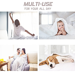 Bird Blanket Birds Gift for Kids,Easily Distracted by Birds Print Blankets,Soft Flannel Bed Throws Lightweight Cozy Fluffy Plush Decorative Quilts,50 x 40 in S Size