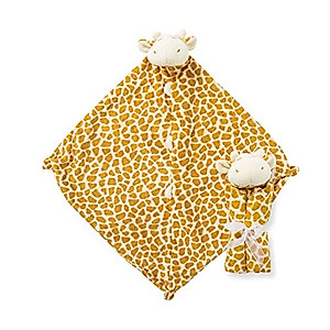 Angel Dear - Brown Giraffe, Cuddle Twins Blankie Set