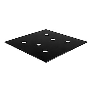 CURT 83607 6 x 6-Inch Powder-Coated Steel Tie Down Anchor Backing Plate