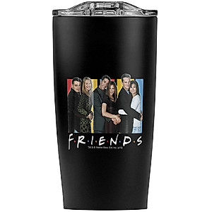Logovision Friends It'S All About Friends Stainless Steel Tumbler 20 oz Coffee Travel Mug/Cup, Vacuum Insulated & Double Wall with Leakproof Sliding Lid | Great for Hot Drinks and Cold Beverages
