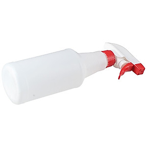 SHUATI 16 Oz Plastic Spray Bottles, 500ml Refillable Empty Bottle, Heavy Duty Mist Stream Trigger Sprayer for Home Garden Plant Kitchen, White