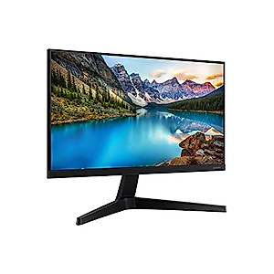 SAMSUNG T37F Series 24-Inch FHD 1080p Computer Monitor, 75Hz, IPS Panel, HDMI, Display Port, VESA Compatible, 3 Yr WRNTY (LF24T374FWNXGO),Blue/black