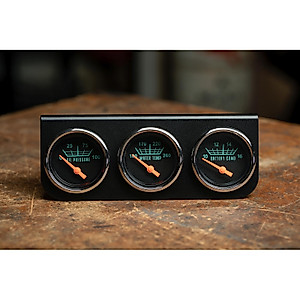 Under Dash 3-Gauge Panel for 1967-72 GM Trucks: Premium Kit with Factory-Matched Styling, Includes Volt, Oil Pressure & Coolant Temperature Gauges, LED Perimeter Lighting