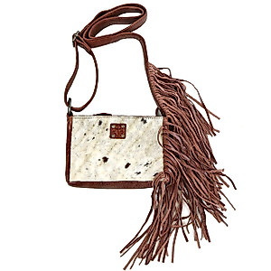 STS Ranchwear Harmony Crossbody with Fringe STS33588, Brown, Red