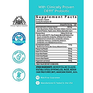 Zenwise Probiotics for Women – Probiotics + Digestive Enzymes for Vaginal Health, and Daily Gut Flora Health. Reliably Alive Probiotics for Digestive Health Wellness - 60 Count