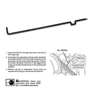 DPTOOL Camshaft Holding Tool Timing Alignment Holder Tool Set Kit for Ford Lincoln Mercury 3.5L 3.7L 4V Engines Replace 303-1248 303-1530 Replacement for OTC 6682