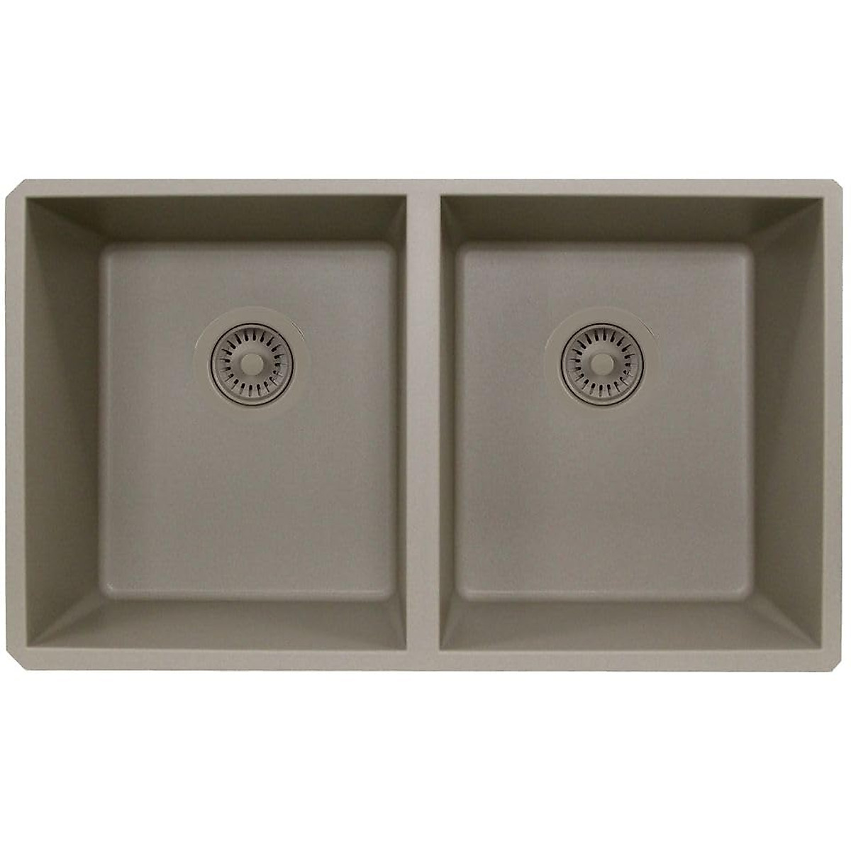 Nantucket 3.5KD-GCTR Basket Strainer Kitchen Drain For Granite Composite Sinks - Truffle