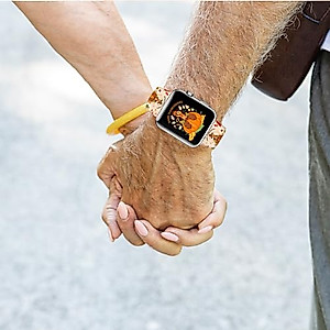 OANGOHW Fall Autumn Thanksgiving Watch Bands Compatible with Watch Band 38mm 40mm 41mm for Women Men