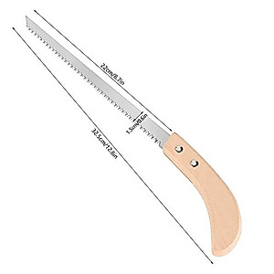 Bonsai Pruning Saw, Small Tooth Ergonomic Firm Professional Pruning Saw for Fruit Ranch for Men Women for Courtyard Garden