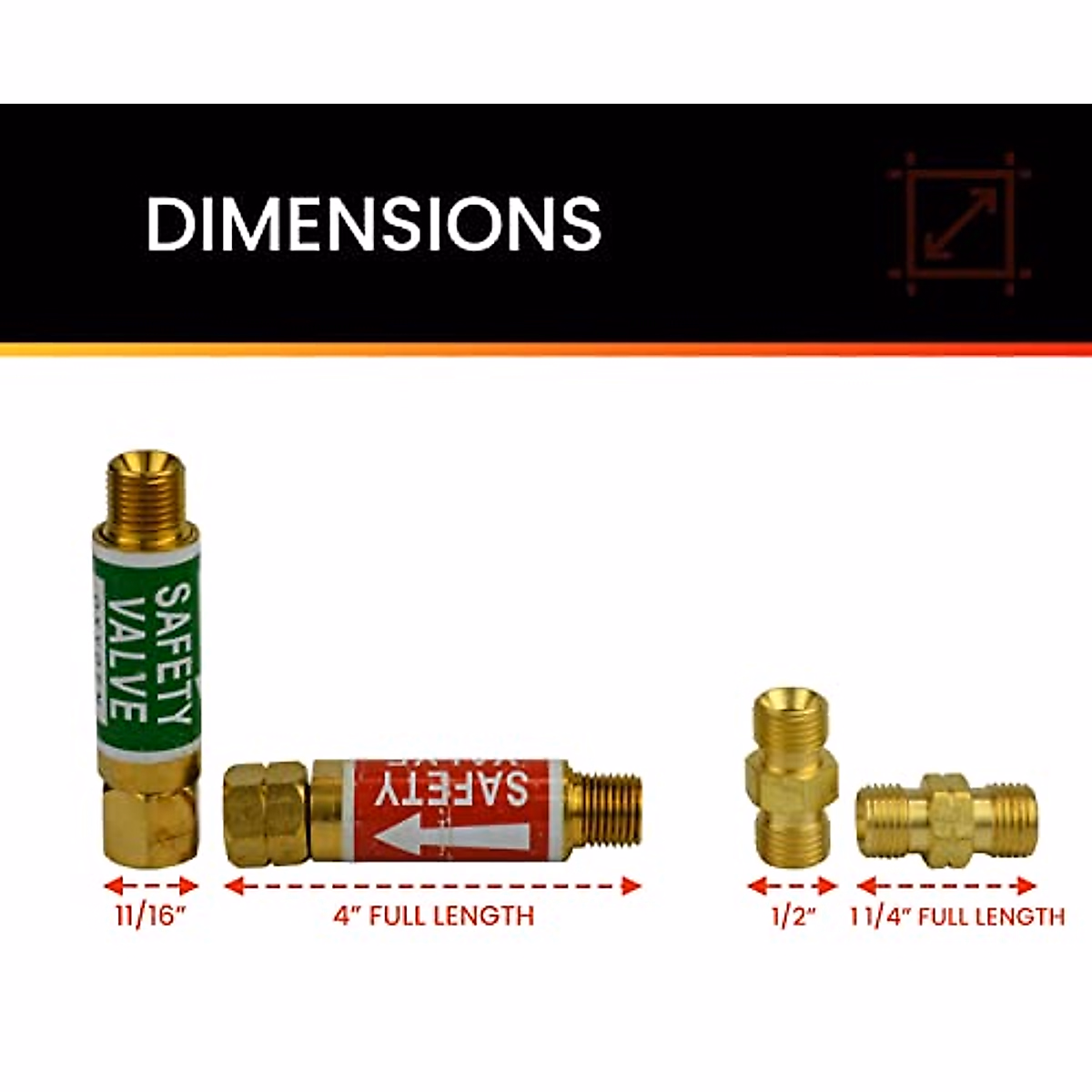 Hot Max 24011/24131 Torch End Flashback Arrestor Set and Oxy-Acetylene Twin Hose Coupler/Union Bundle