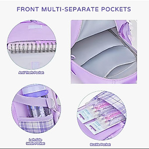 XINWLL Backpack for Girls, 15.6 Inch Laptop School Bag Kids Kindergarten Elementary College Backpacks Large Bookbags for Teen Girls Women Students Casual Travel Daypacks