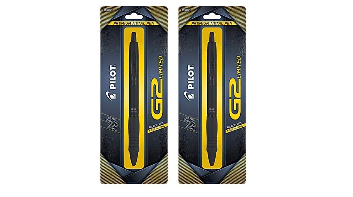 PILOT G2 Premium Gel Roller Pen - Smooth Writing, Black Ink