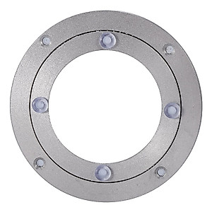Table Bearing, Heavy Duty Aluminium Alloy Rotating Bearing, Turntable Round Dining Table Smooth Swivel Plate(#1 4 inch)