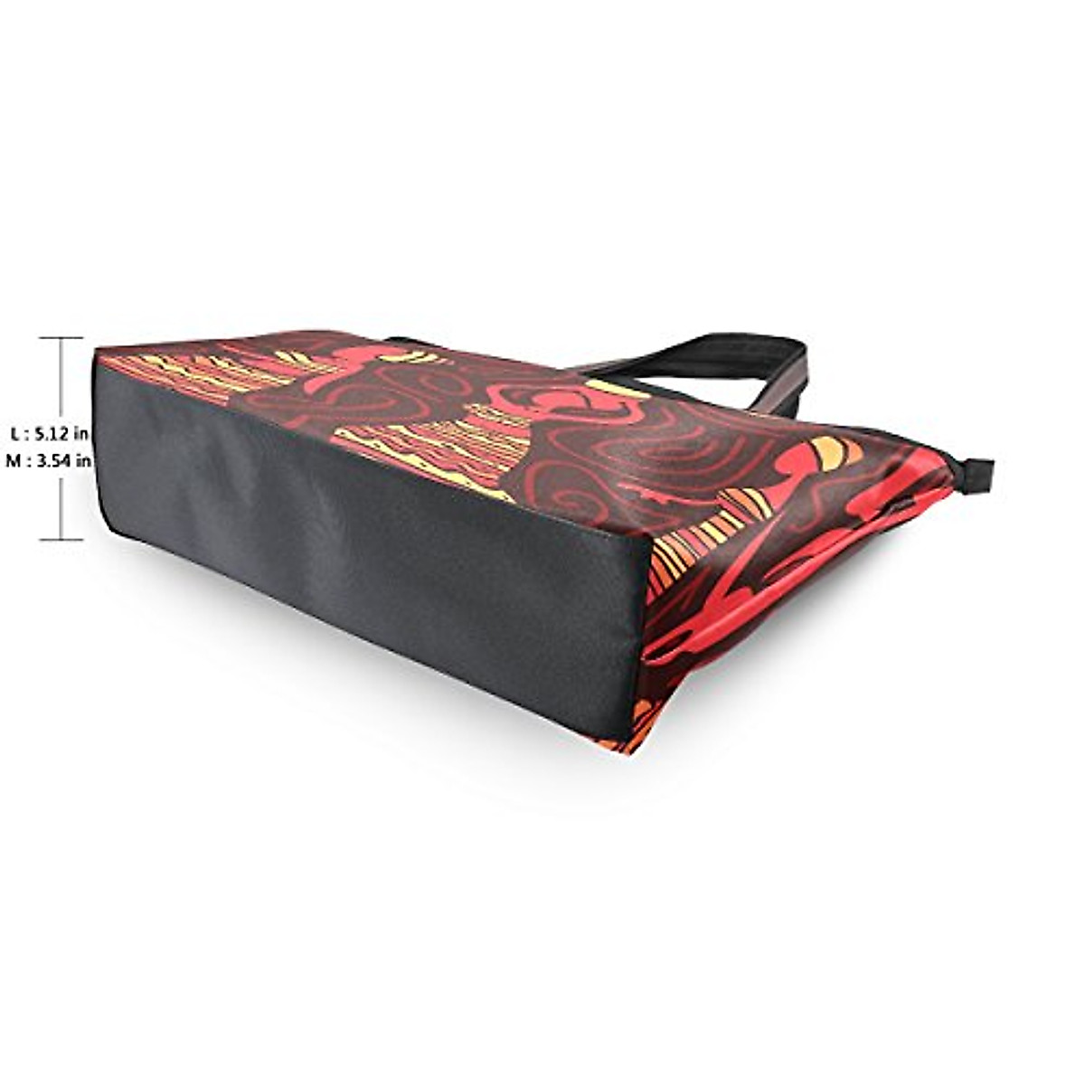 JSTEL Women Large Tote Top Handle Shoulder Bags Abstract African Art Patern Ladies Handbag