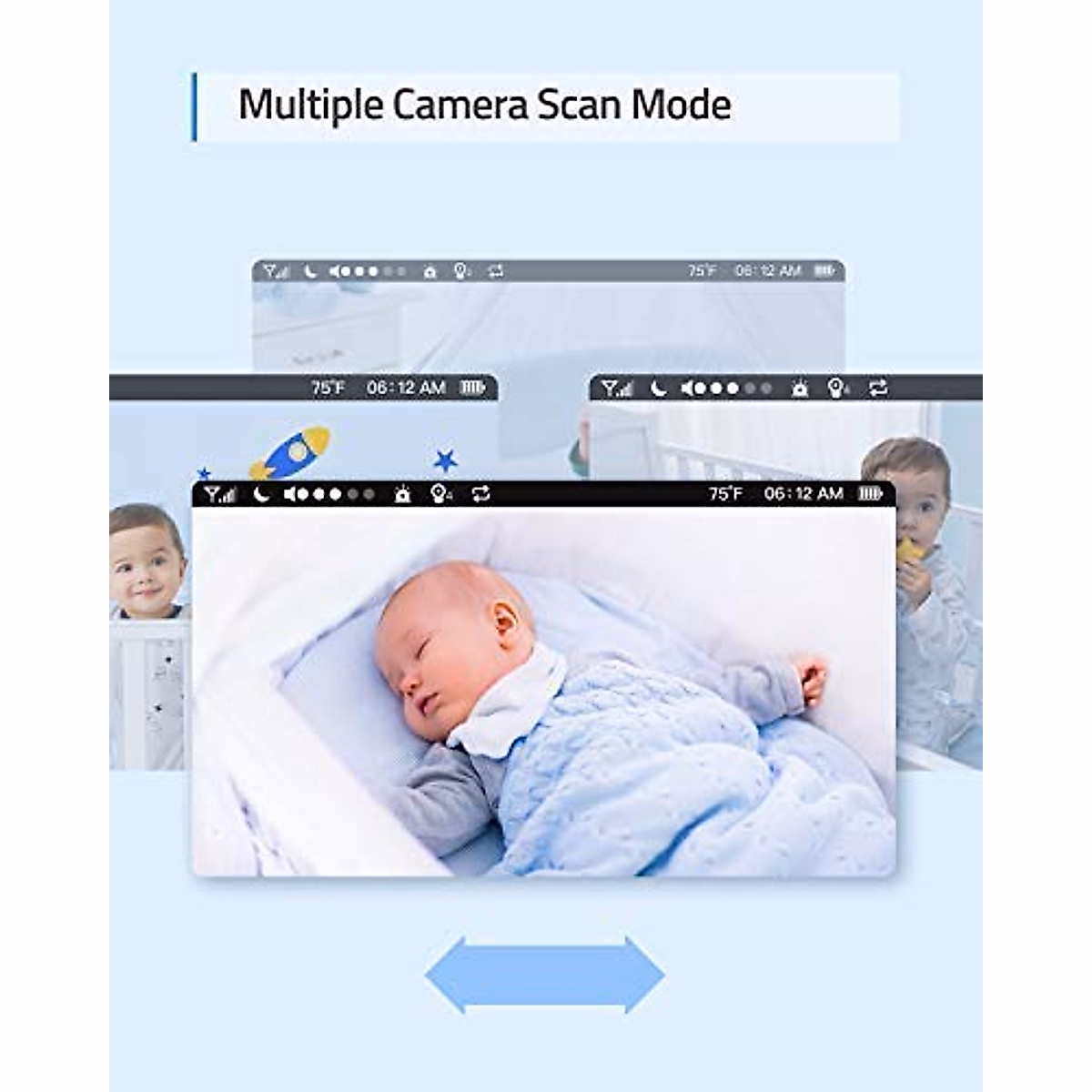 Add-on Baby Camera Unit, Baby Monitor Camera, eufy Baby Video Baby Monitor, 720p HD Resolution, Ideal for New Moms, Easy to Pair, Night Vision