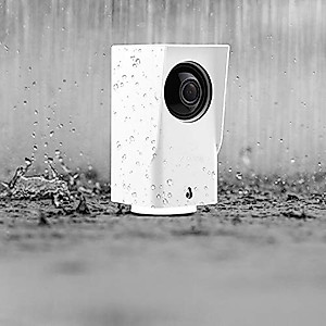 JESSY Real Water Resistant Protective Case for Wyze Cam Pan,Silicone Skin Suitable for Indoor and Outdoor use,Anti-Scratch Protective UV and Weather Resistant (1Pack, White)