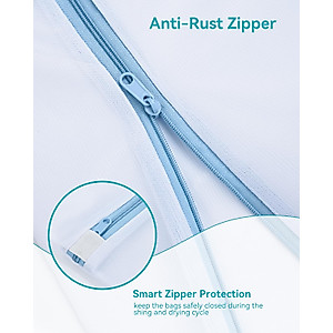 OTraki 9 PCS Mesh Laundry Bags for Delicates 4 Sizes Laundry Bags Mesh Wash Bags with Zipper Clothing Washing Bags Reusable Travel Storage Organize Bag for Clothes Underwear Bra Lingerie Socks Toy