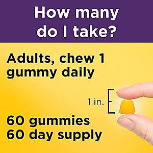 Nature Made Collagen Gummies with Vitamin C, Zinc and Biotin, Hydrolyzed Collagen Peptides Supplement for Healthy Skin Support, 60 Gummies, 60 Day Supply