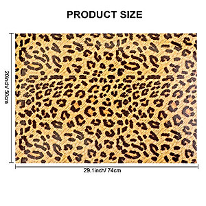 Konsait Animal Prints Wrapping Paper, 12 Sheets 29" x 20" Leopard Zebra Giraffe Tiger Snakes Cow Patterns Wrap Packaging Paper Assortment for Birthday Holiday Animal Themed Party Decoration Supplies